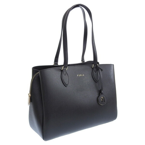 Furla Bags Furla Minerva L Tote Bag Leather Black Poshmark